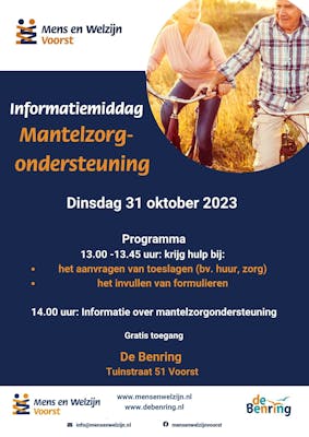 Voorlichting over mantelzorgondersteuning in De Benring | in agenda ...