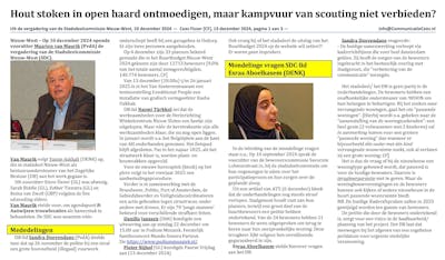 Hout stoken in open haard ontmoedigen, maar kampvuur van scouting niet ...